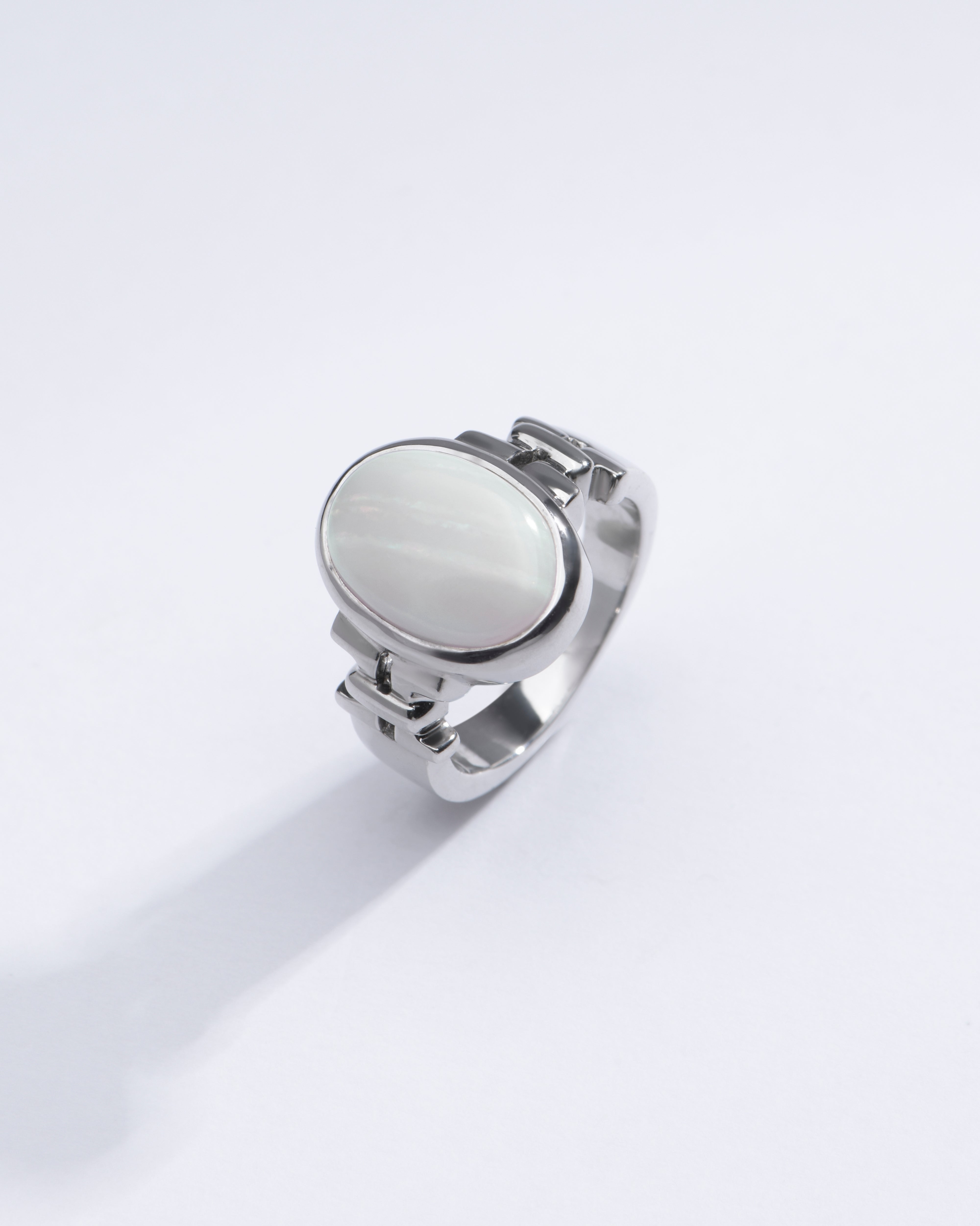 Exotic Opal (Doodhiya) Ring in 925 Sterling Silver - Shakti – Myra Gems